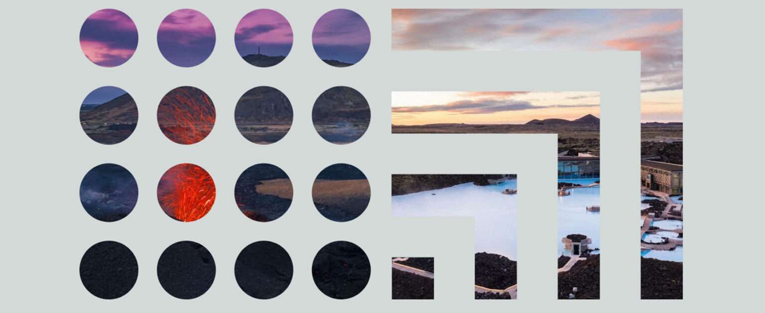 Designing with Nature | Panel with Blue Lagoon Iceland